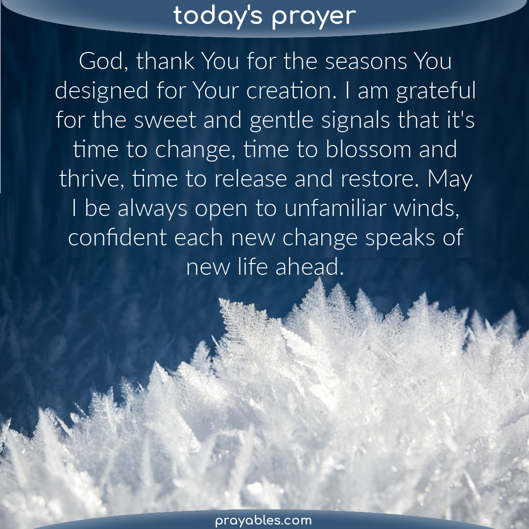 Prayer: Season Signals - Prayables