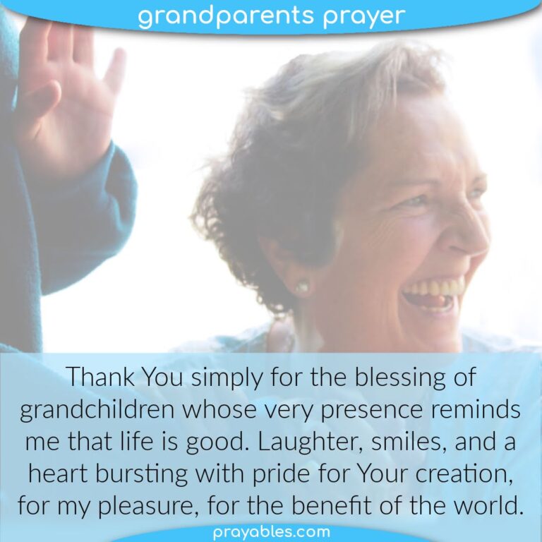 Prayer: Grandparents Prayers - Prayables