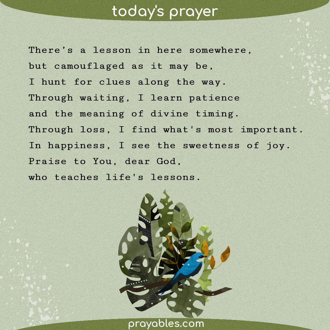 Prayer: Lessons in Prayer - Prayables