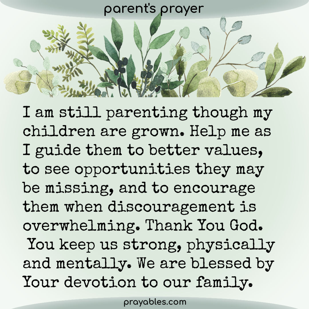 Prayer: Parenting Stages - Prayables