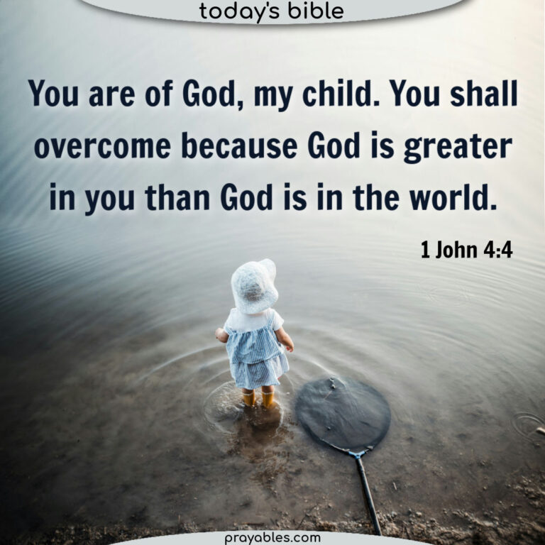 Bible: 1 John 4:4 - Prayables