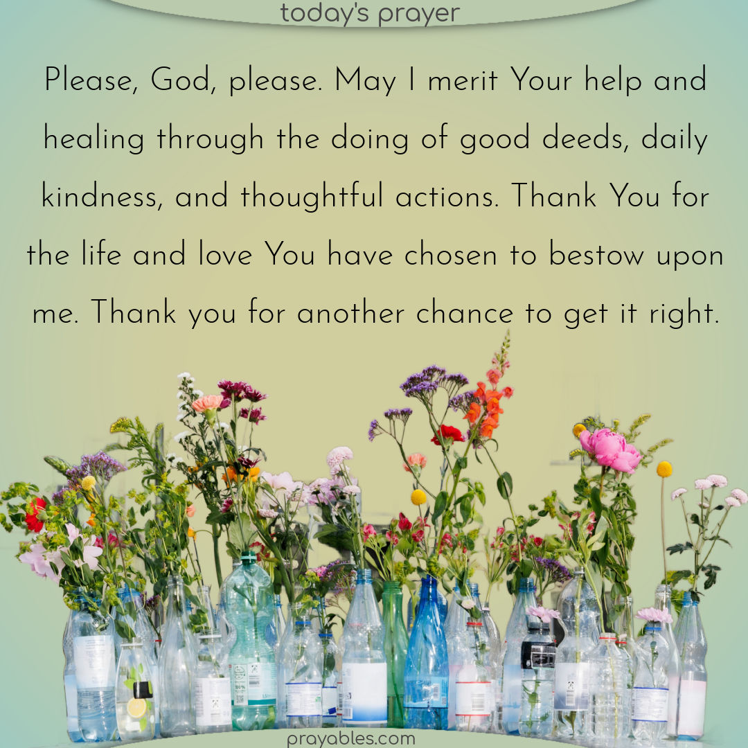 Prayer: Good Deeds - Prayables