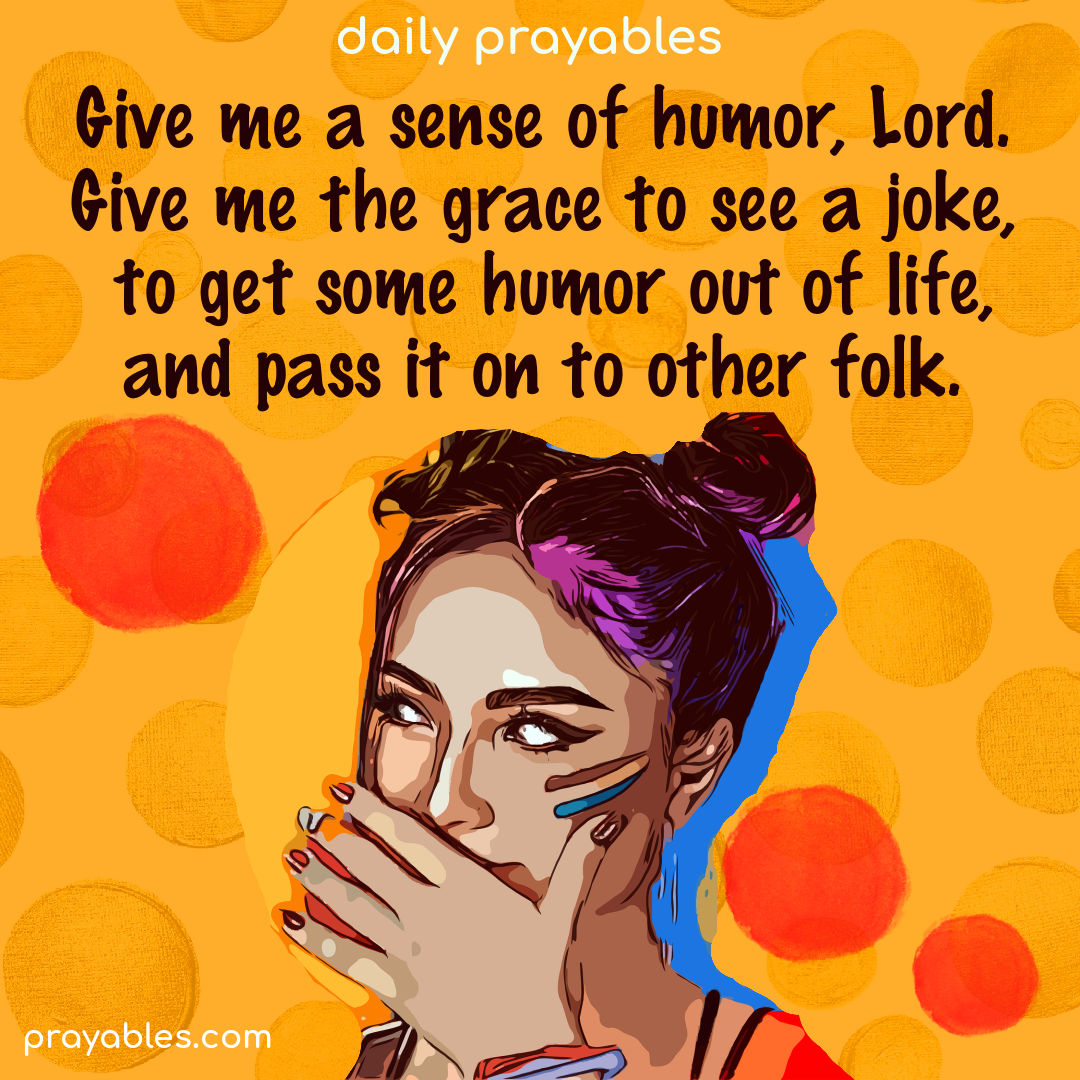 Prayer: Sense of Humor - Prayables