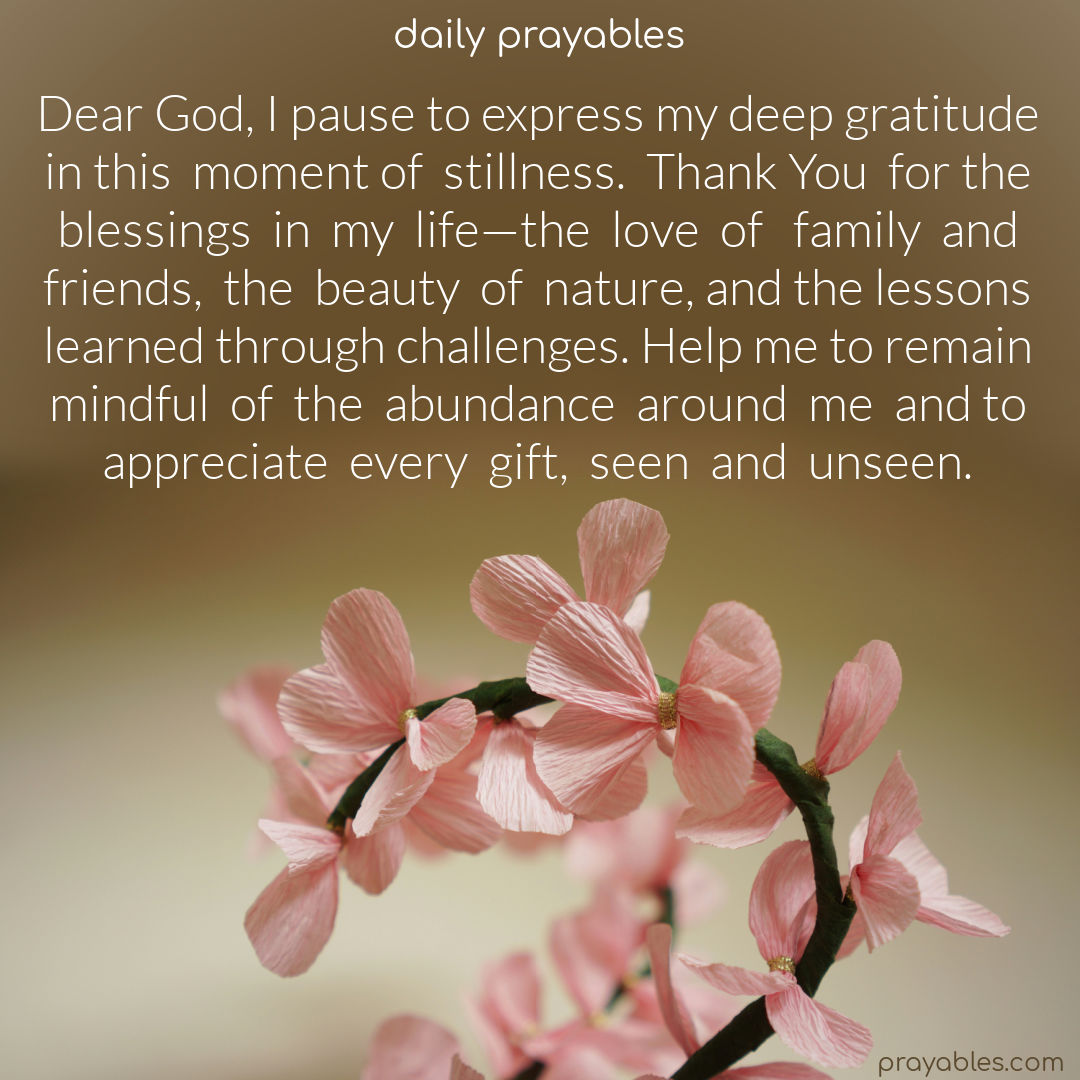 Prayer: Stillness - Prayables