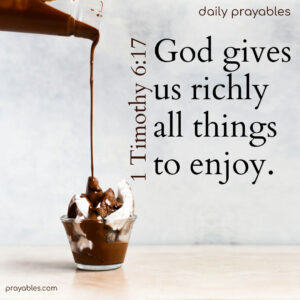 Bible: 1 Timothy 6:17 - Prayables