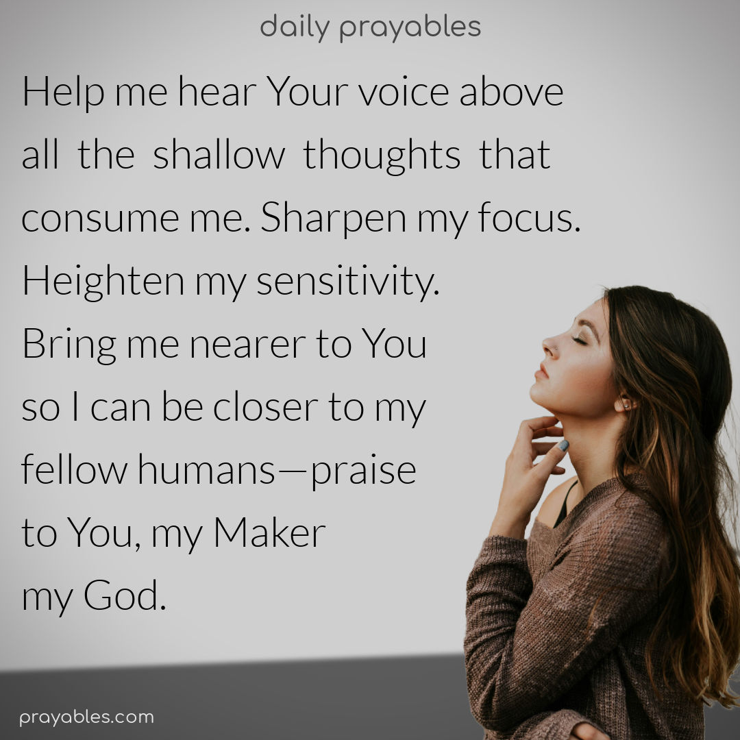 Prayer: Hear My Voice - Prayables