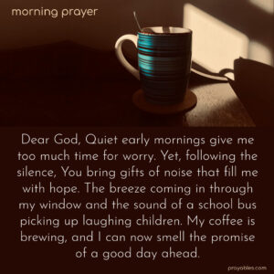 Prayer: Morning Coffee - Prayables
