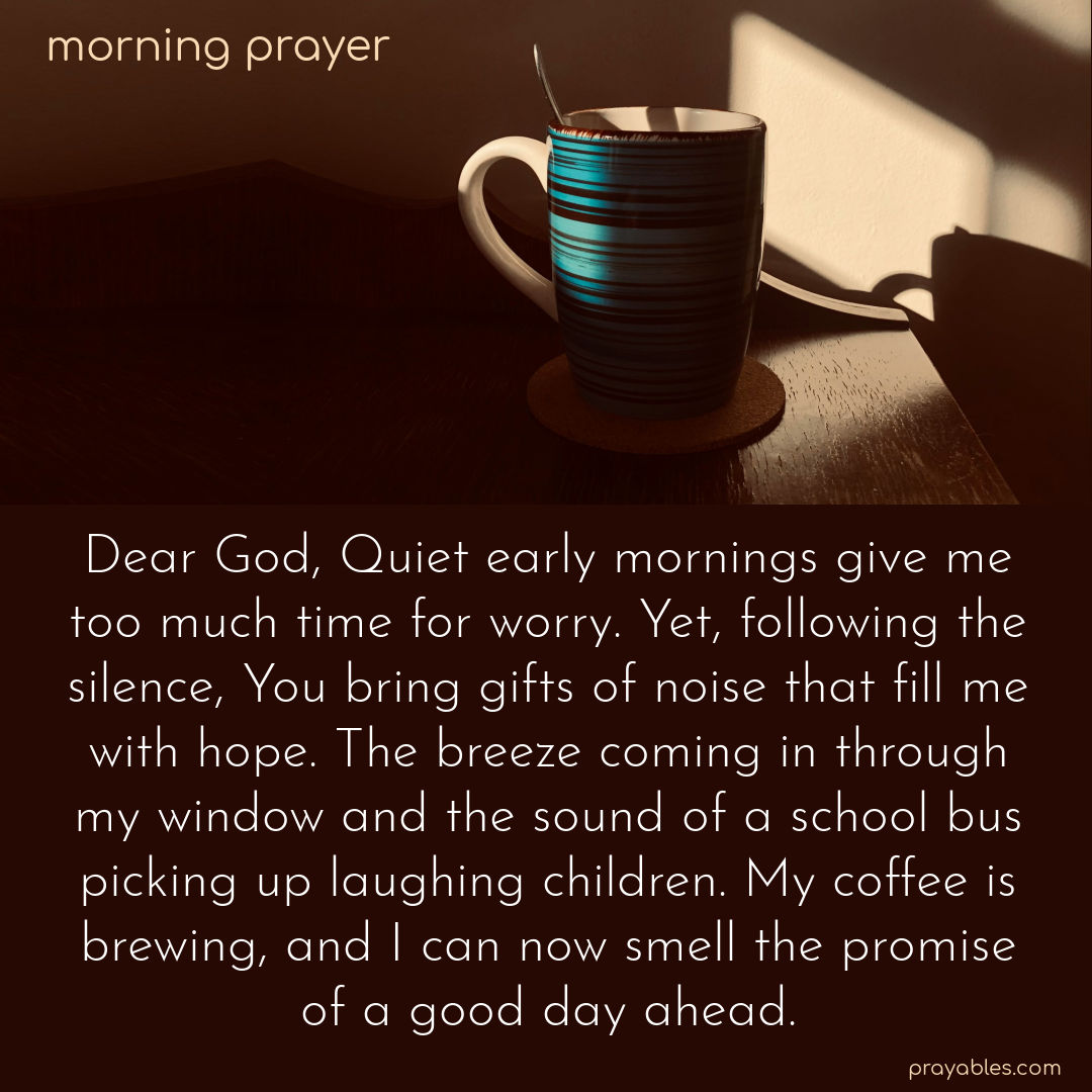 Prayer: Morning Coffee - Prayables