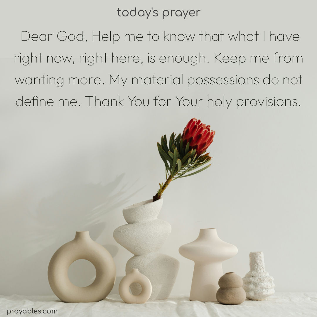 Prayer: Enough - Prayables