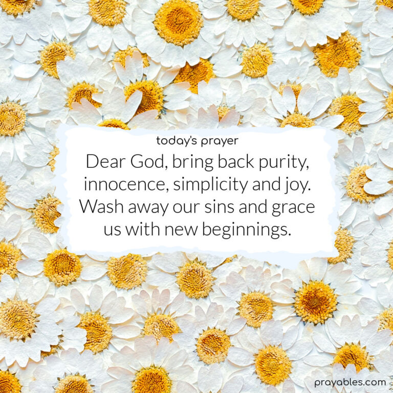 Prayer: Purity and Joy - Prayables