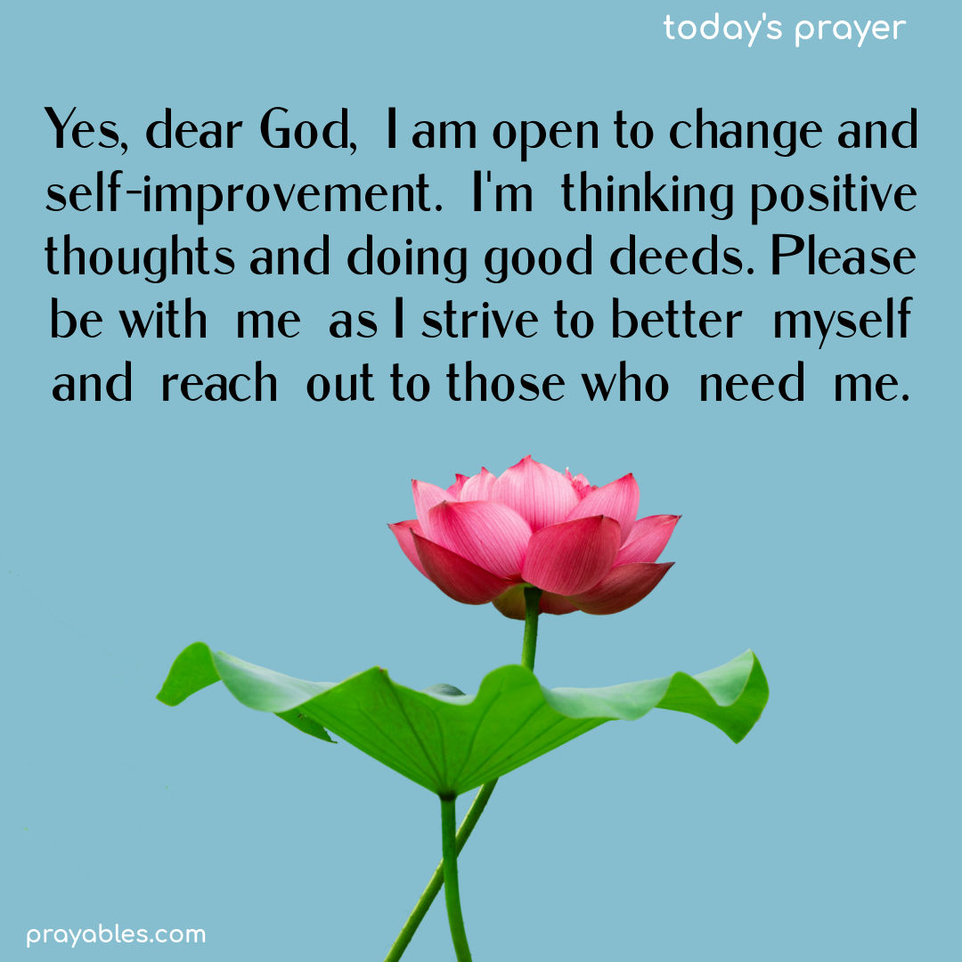 Prayer: Positive Thoughts - Prayables