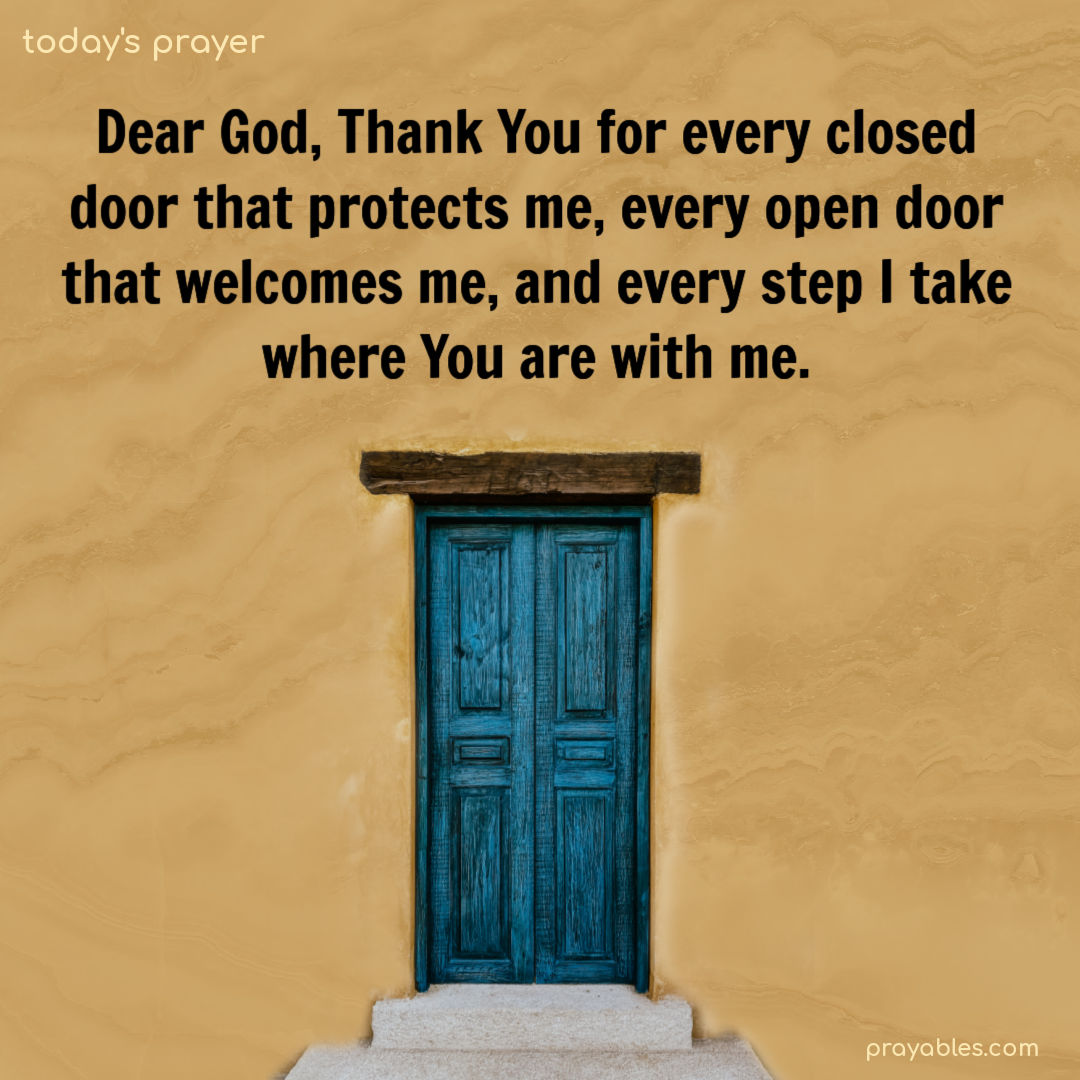 Prayer: Doors Open & Closed - Prayables