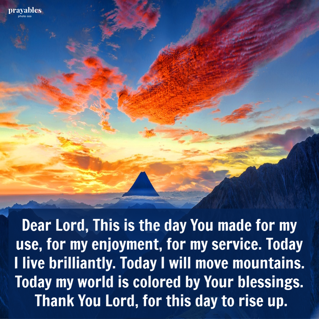 Prayer: This is the Day - Prayables