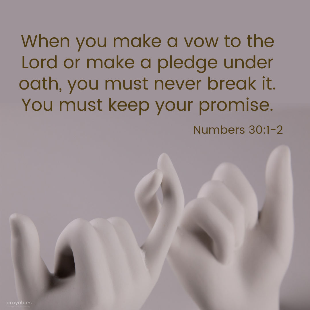 Numbers 30 Bible