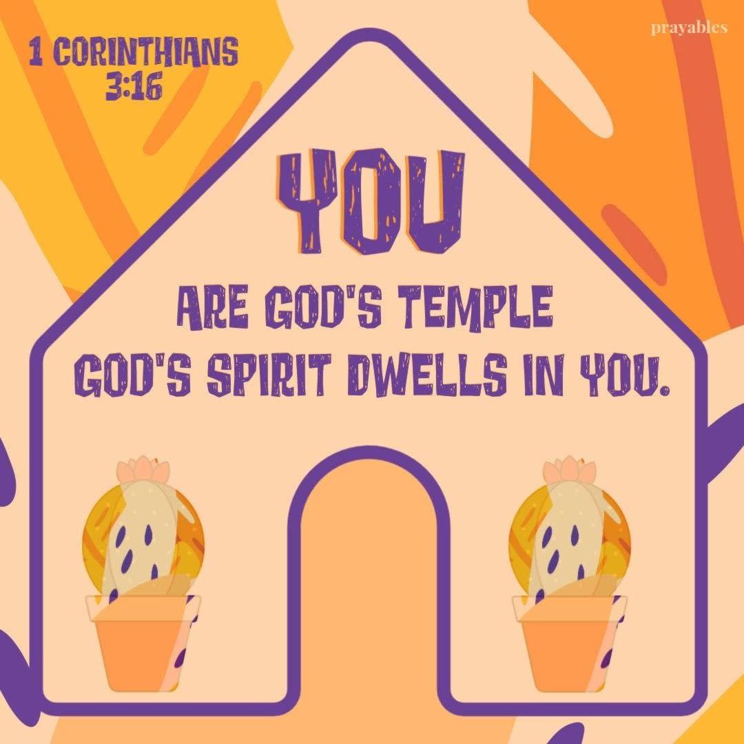 Bible Affirmation: 1 Corinthians 3:16 - Prayables