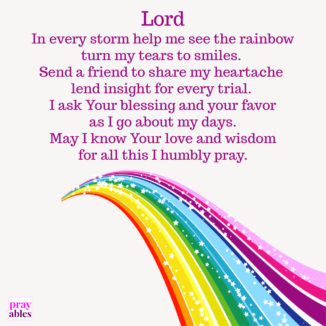 Prayer: Through a Rainbow - Prayables