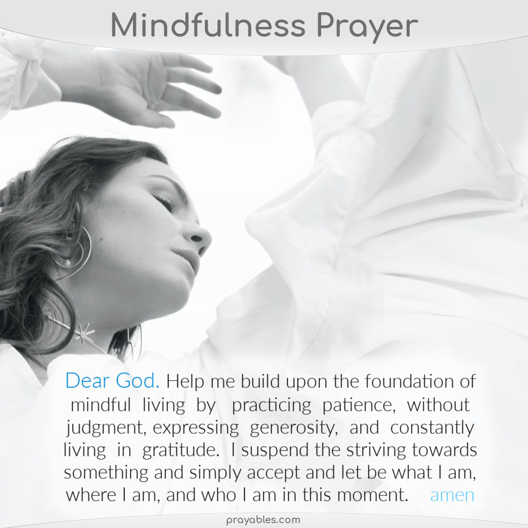 Prayer: Mindfulness - Prayables