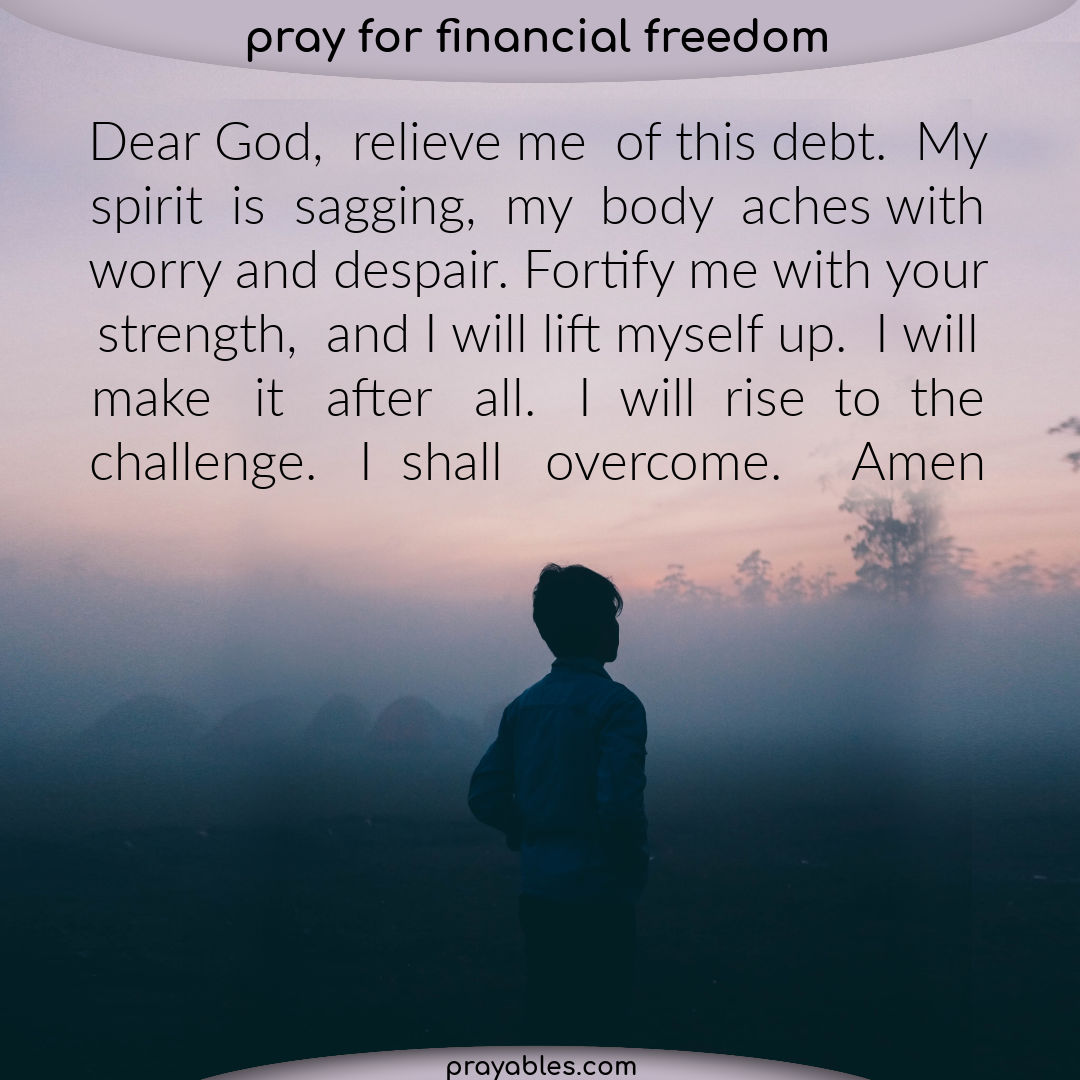 Prayer: Overcome Debt - Prayables Prayer: Overcome Debt - Prayables