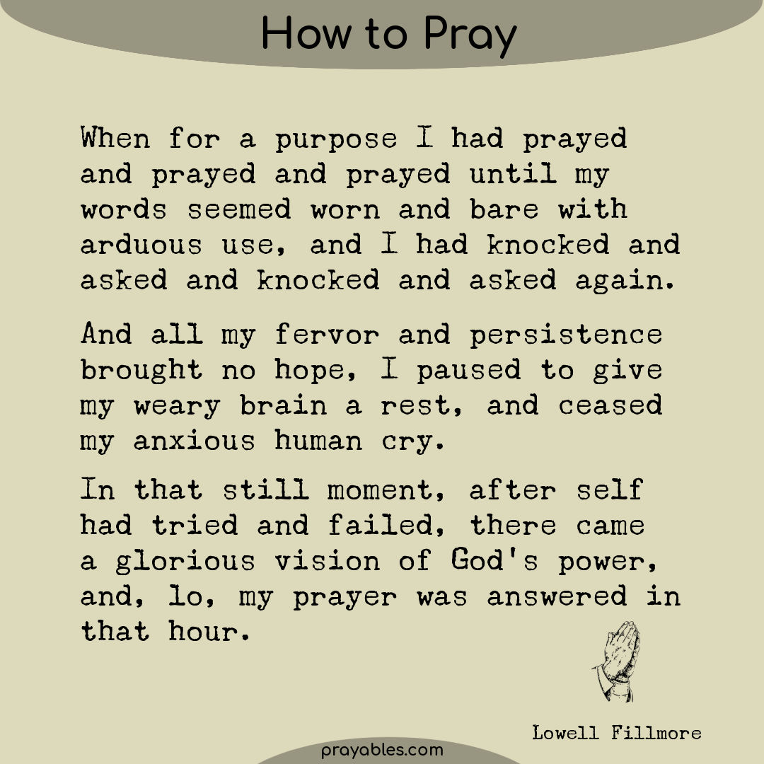 Prayer: The Answer - Prayables