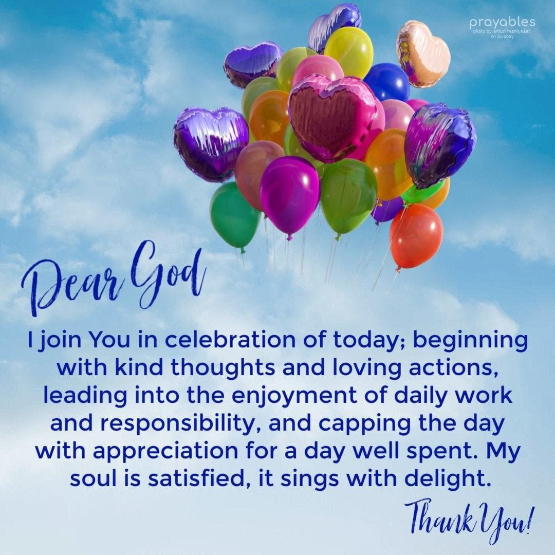 Prayer: Celebration of Today - Prayables