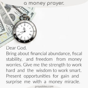 Prayer: Money Prayer - Prayables