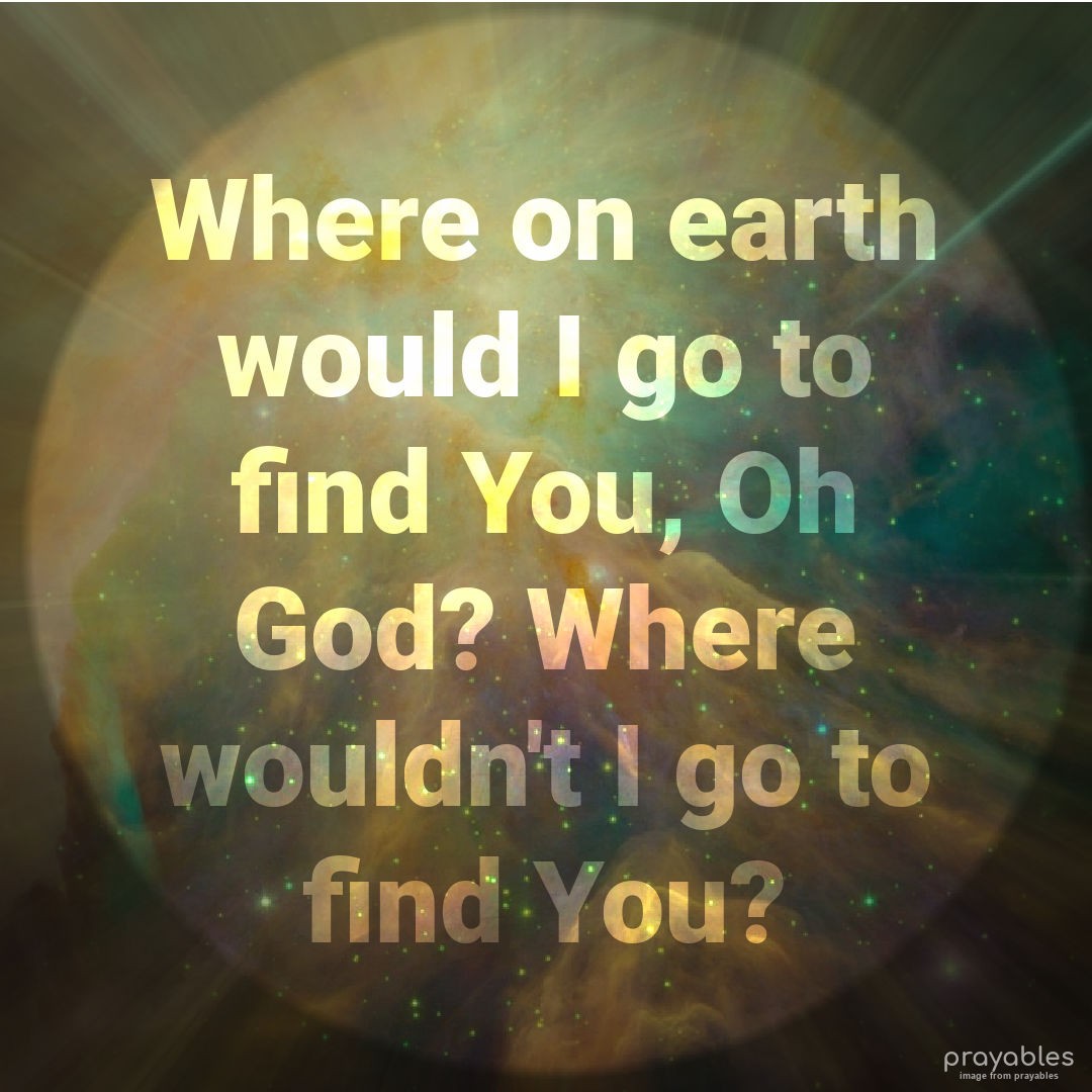 Prayer: Where on Earth - Prayables